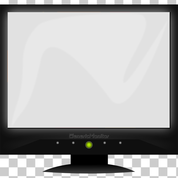 Free: SVG LCD Generic screen vector clip art - nohat.cc