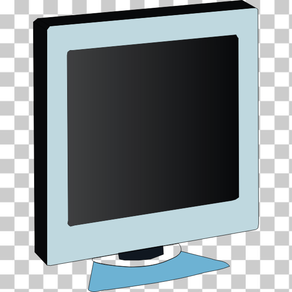 Free: SVG LCD monitor vector clip art - nohat.cc