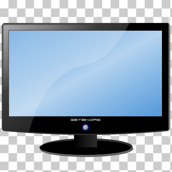 Free: SVG LCD widescreen monitor vector drawing - nohat.cc