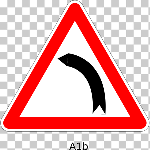 Free: SVG Left hand curve ahead - nohat.cc