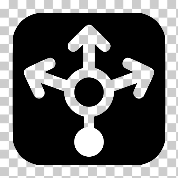 Free: SVG Load balancer black and white icon vector illustration - nohat.cc