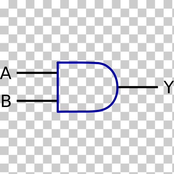 Free: SVG Logic function AND vector drawing - nohat.cc
