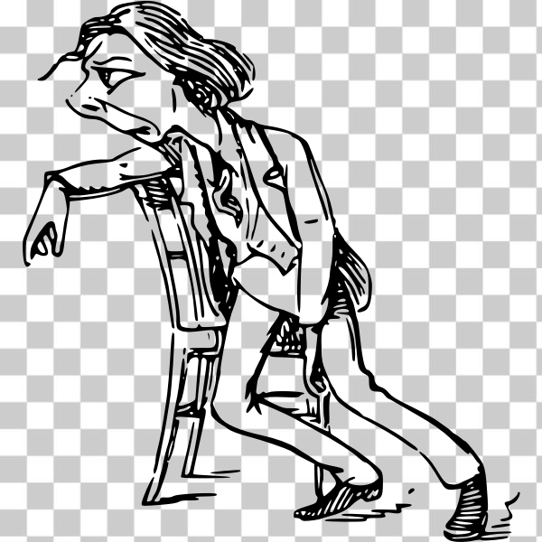 Free: SVG Man chilling - nohat.cc