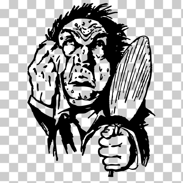 Free: SVG Man sweating - nohat.cc