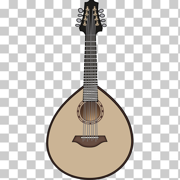 Free: SVG Mandolin vector illustration - nohat.cc