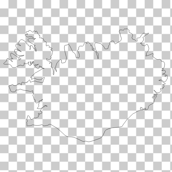 Free: SVG Map Of Iceland vector graphics - nohat.cc