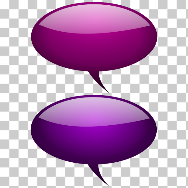 Free: SVG Maroon and pink speech bubbles vector illustration - nohat.cc