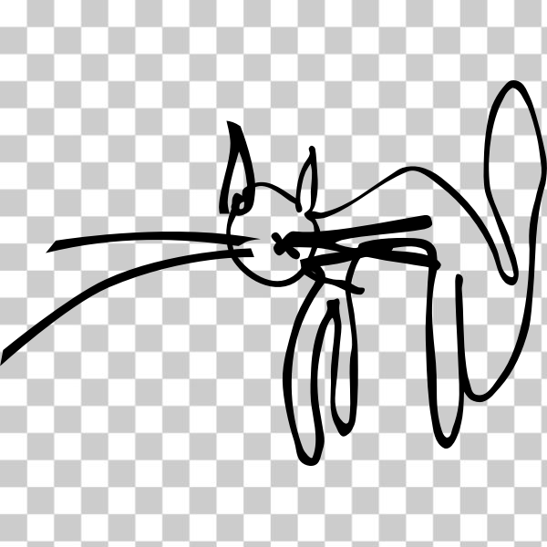 Free: SVG Mascot of Black Cat gang - nohat.cc