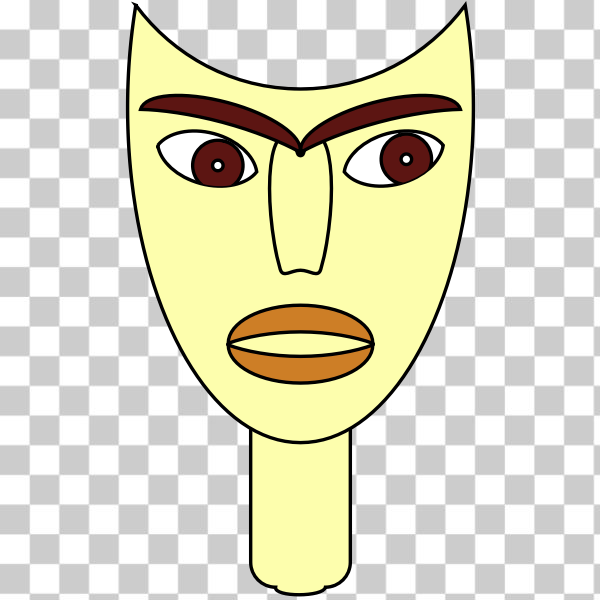 Free: SVG Mask cartoon clip art - nohat.cc