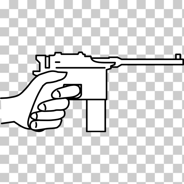 Free: SVG Mauser gun vector graphics - nohat.cc