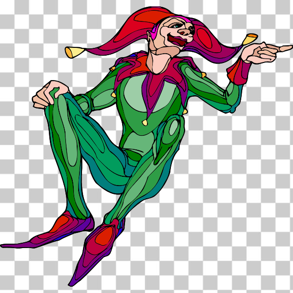 Free: SVG Medieval jester - nohat.cc