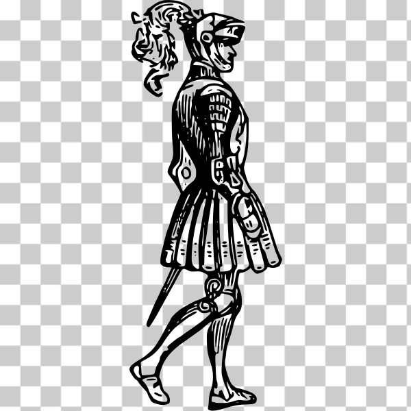 Free: SVG Medieval knight image - nohat.cc