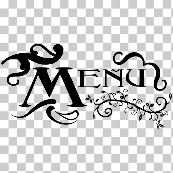 Free: SVG Menu typography - nohat.cc