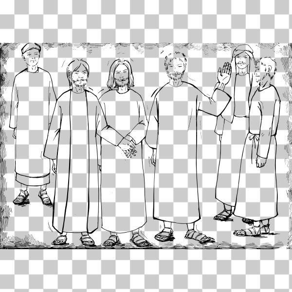 Free: SVG Messiah and disciples - nohat.cc