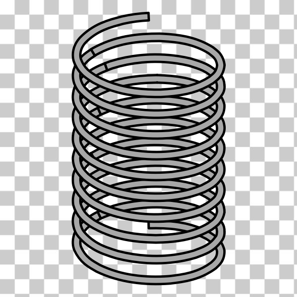 Free: SVG Metal spring vector drawing - nohat.cc