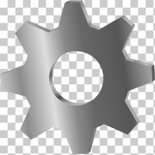Free: SVG Metallic cog - nohat.cc