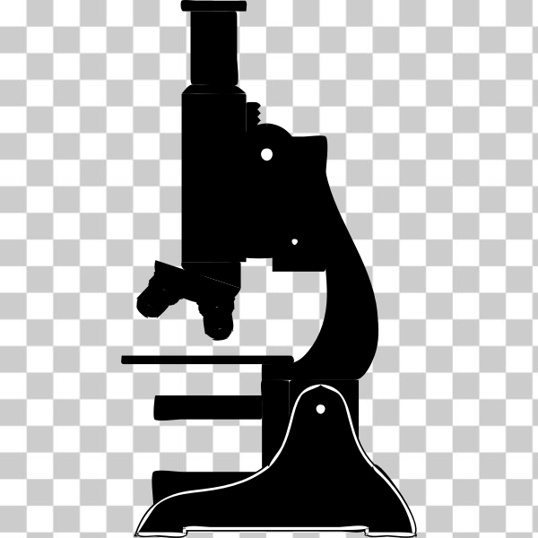 Free: SVG Microscope silhouette image - nohat.cc