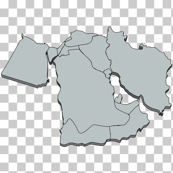 Free: SVG Middle east map - nohat.cc