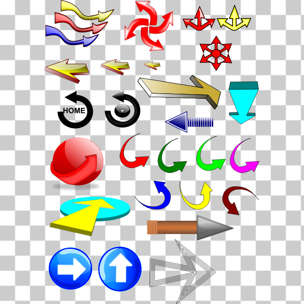 Free: SVG Mixed Arrows - nohat.cc