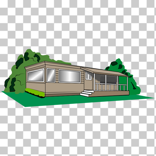 Free: SVG Mobile home drawing - nohat.cc