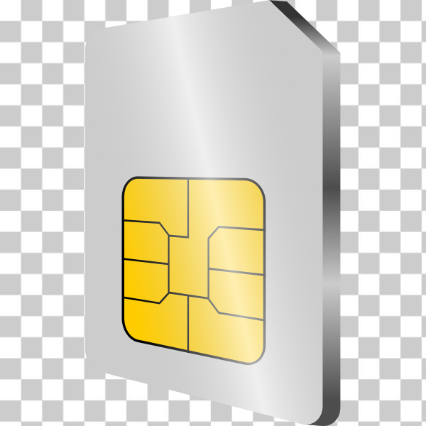 Free: SVG Mobile phone SIM card vector image - nohat.cc