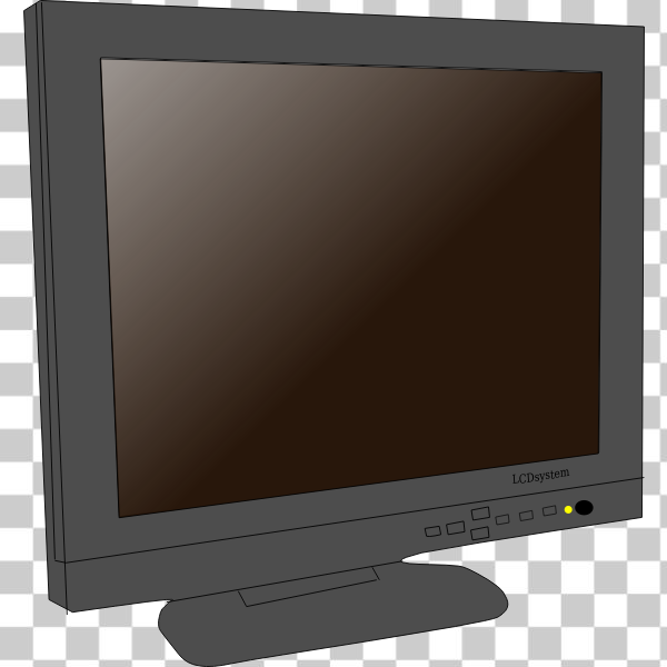 Free: SVG Monitor LCD vector clip art - nohat.cc
