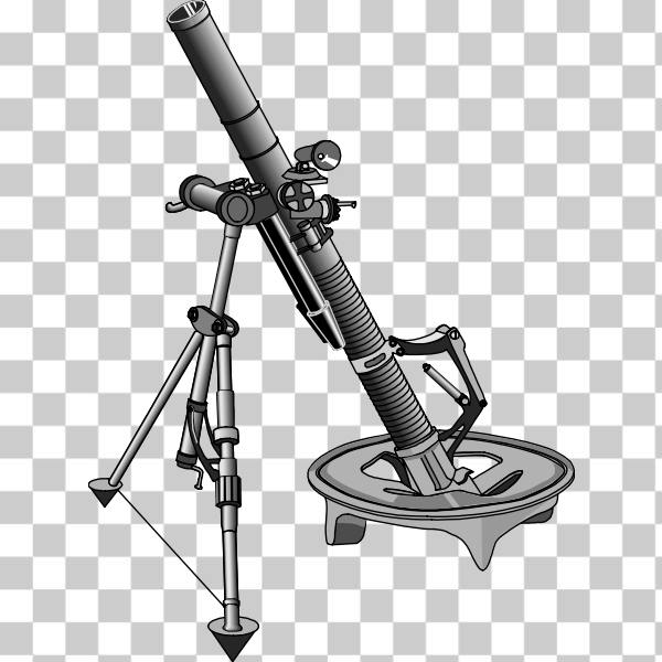 Free: SVG Mortar launcher vector image - nohat.cc