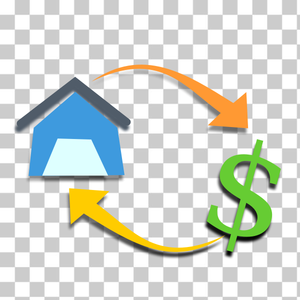 Free: SVG Mortgage vector illustration - nohat.cc