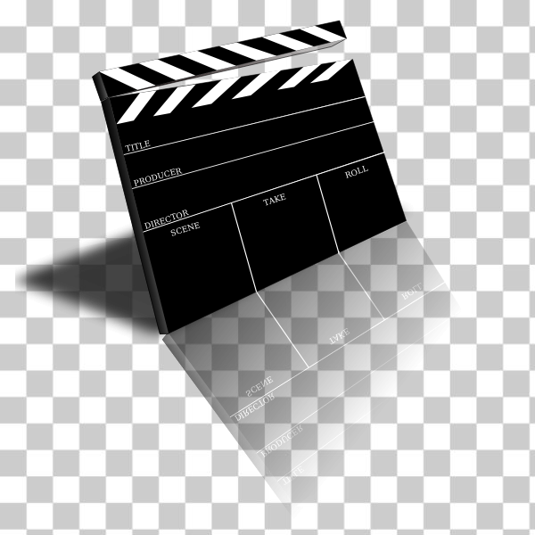 Free: SVG Movie scene slate vector image - nohat.cc