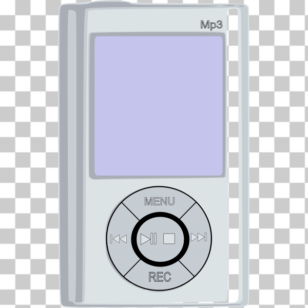 Free: SVG MP3 player vector illustration - nohat.cc