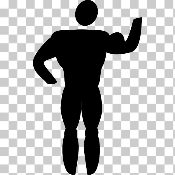 Free: SVG Muscles symbol - nohat.cc