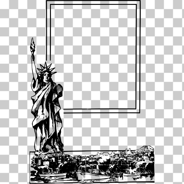 Free: SVG New York frame - nohat.cc