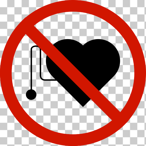 Free: SVG No pacemakers symbol - nohat.cc