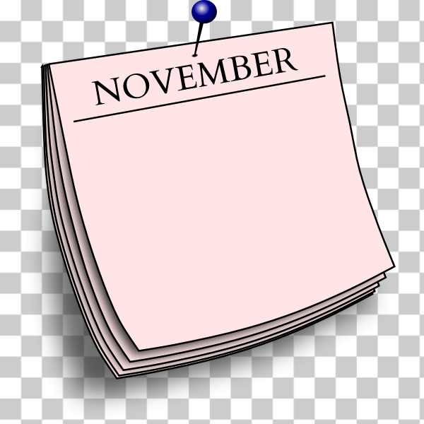 Free: SVG November note - nohat.cc
