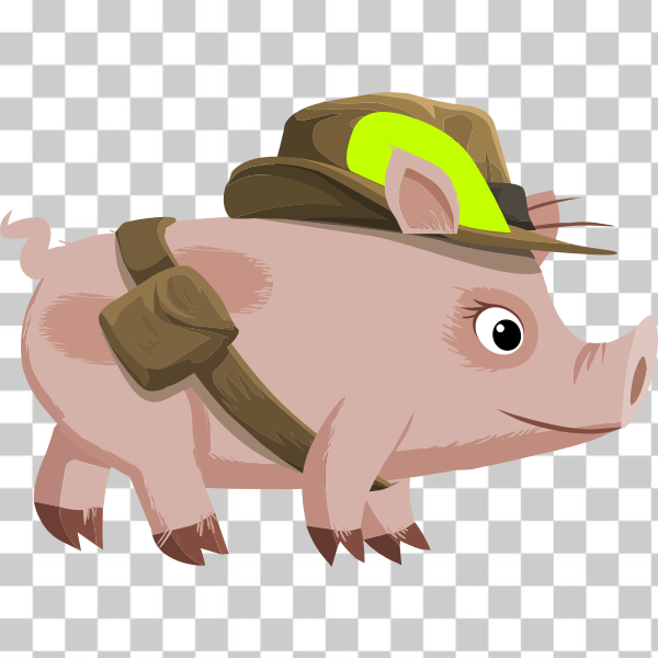 Free: SVG Npc pig vector drawing - nohat.cc