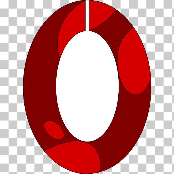 Free: SVG Number zero - nohat.cc