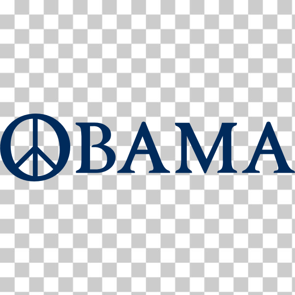 Free: SVG Obama Peace Symbol - nohat.cc