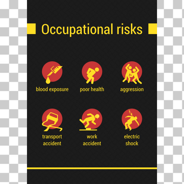 Free: SVG Occupational risks icons - nohat.cc