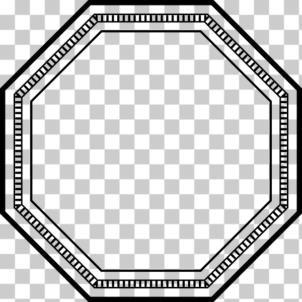 Free: SVG Octagonal Decorative Frame-1579083995 - nohat.cc