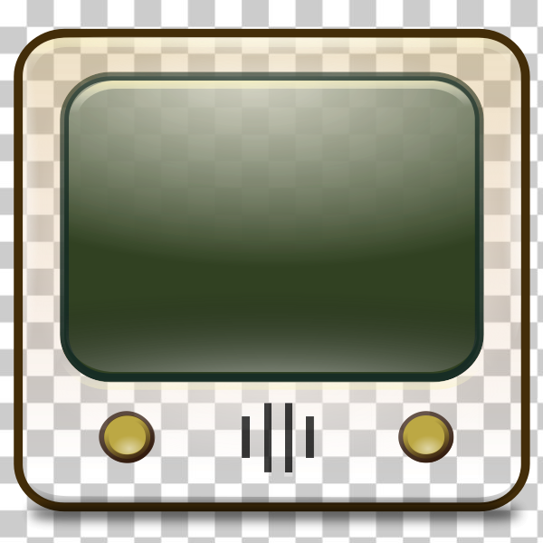Free: SVG Old CRT TV set vector illustration - nohat.cc