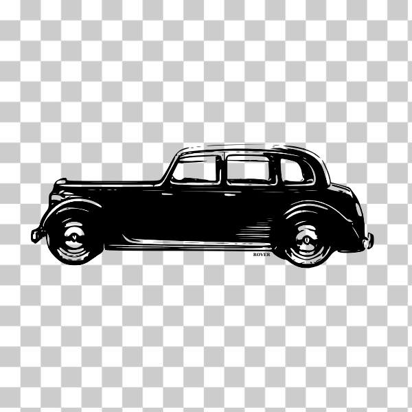 Free: SVG Old rover car - nohat.cc