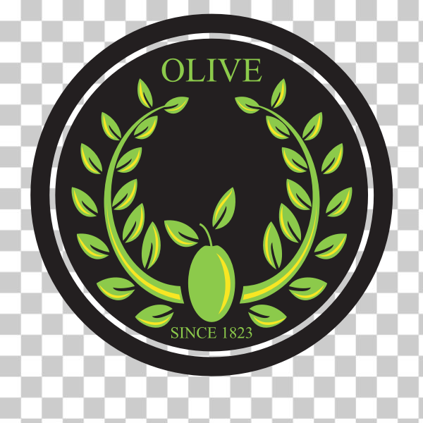 Free: SVG Olive branch logo design - nohat.cc