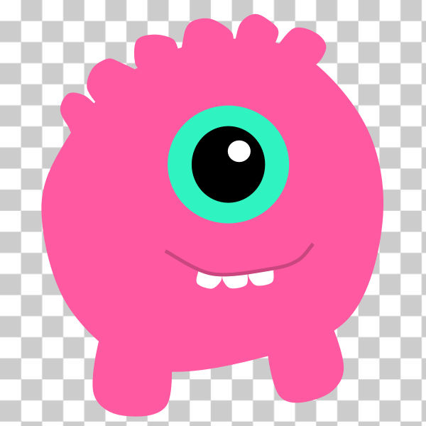 Free: SVG One-eyed monster - nohat.cc