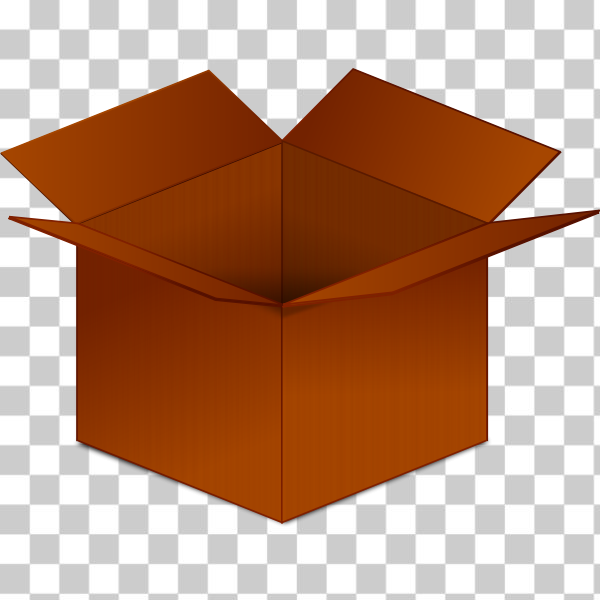 Free: SVG Open red cardboard box vector image - nohat.cc
