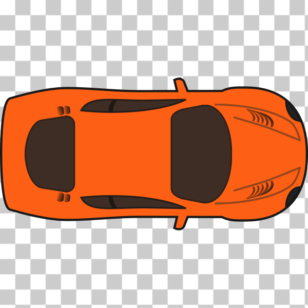 Free: SVG Orange racing car vector image - nohat.cc