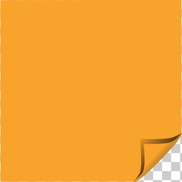 Free: SVG Orange sticky note - nohat.cc