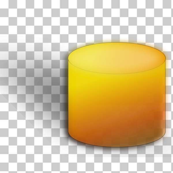 Free: SVG Orange vector image of database - nohat.cc