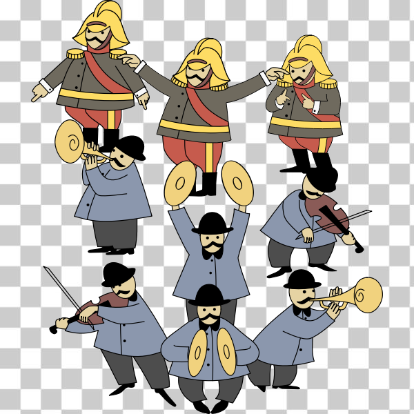 Free: SVG Orchestra vector illustration - nohat.cc