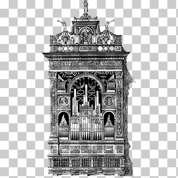 Free: SVG Organ in the Church vector image - nohat.cc