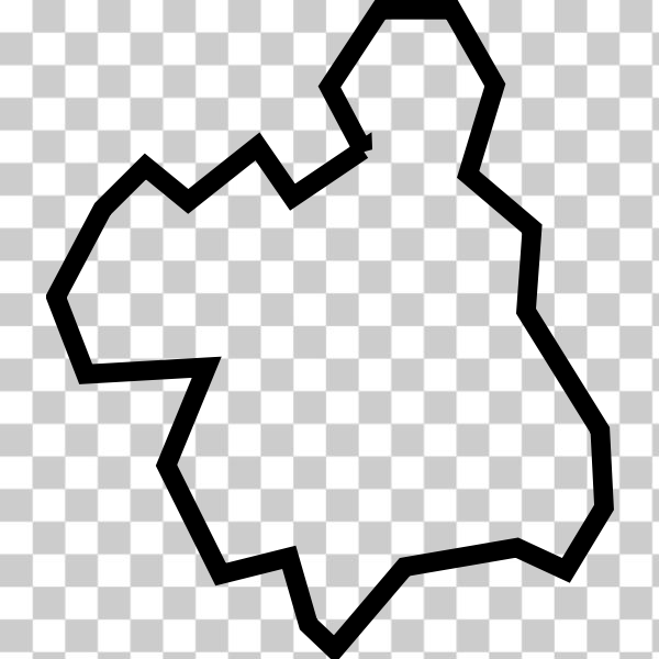 Free: SVG Outline map of Murcia - nohat.cc